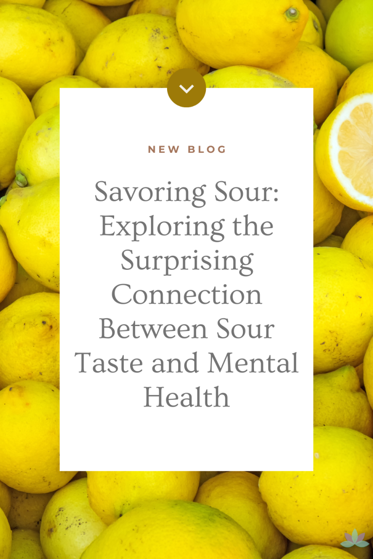 Sour Taste and Mental Health: Surprising Connection Explained