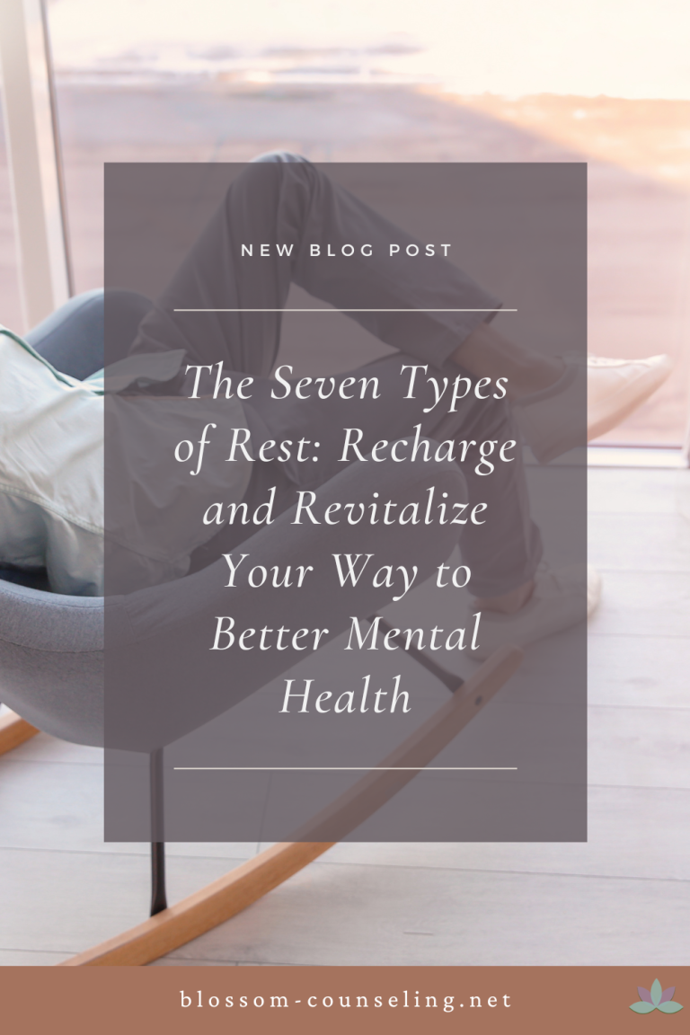 Seven Types of Rest: Recharge for Better Mental Health